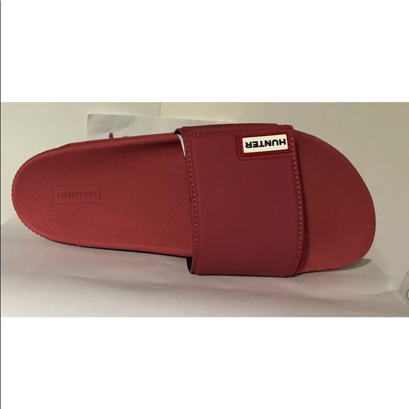 Hunter | Shoes | Hunter Original Adjustable Slides Peony Sandel | Poshmark